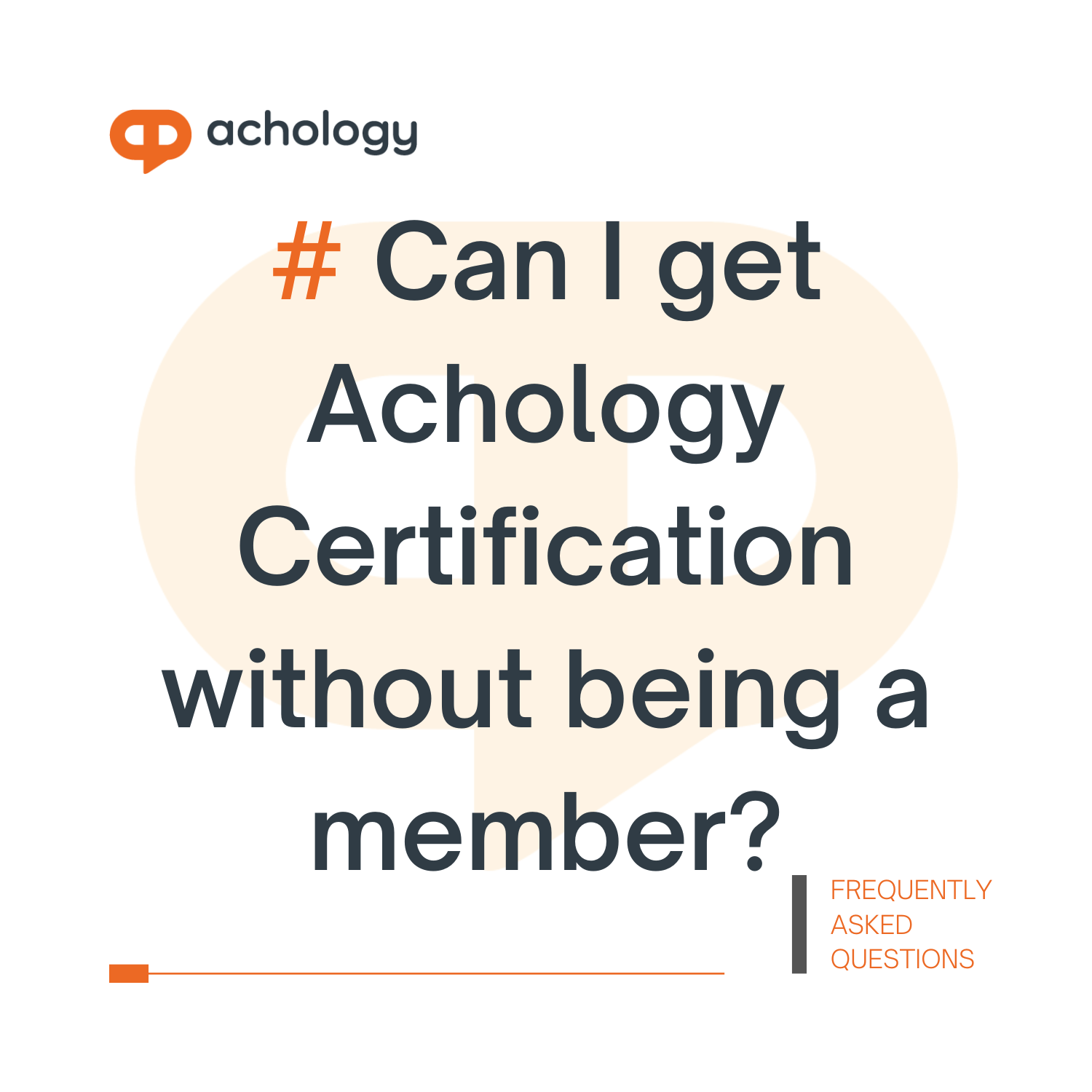 Can I Get Achology Certification Without A Membership Achology